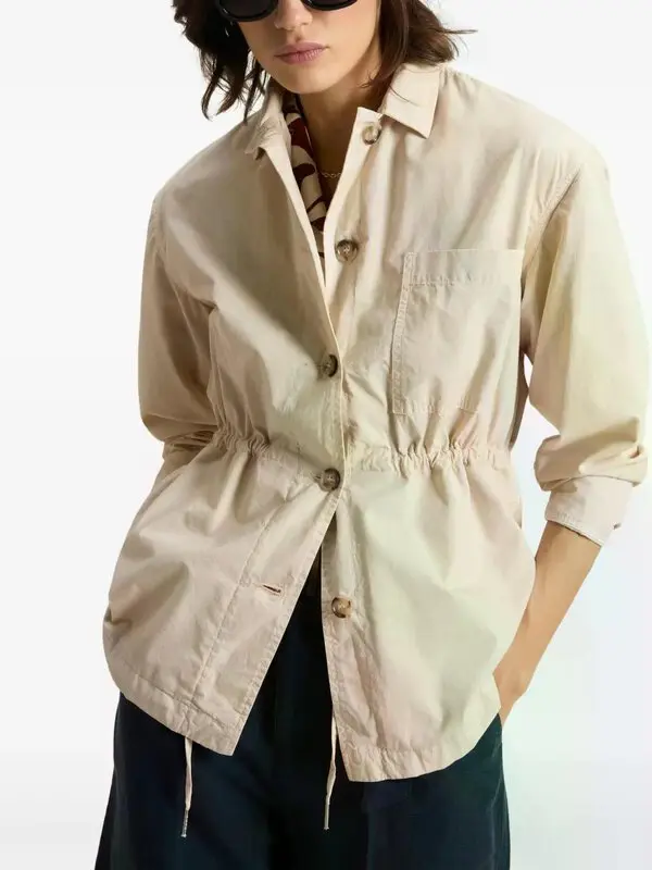 Woolrich Gabardine Overshirt - Neutrals