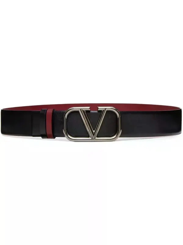 Valentino Garavani 40mm Vlogo Signature Reversible Belt - Black