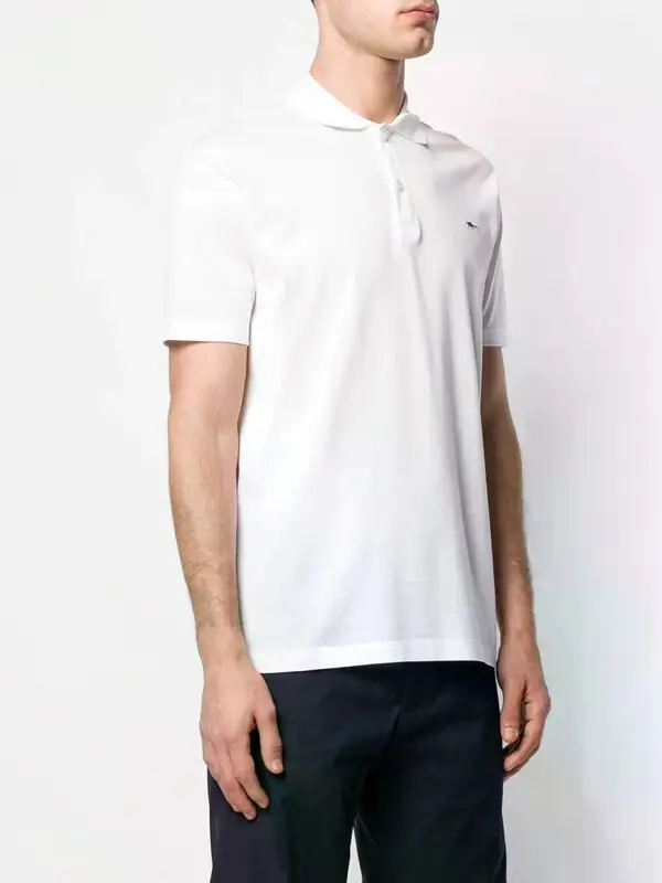 Paul & Shark Logo-embroidered Polo Shirt - White