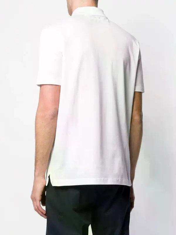 Paul & Shark Logo-embroidered Polo Shirt - White