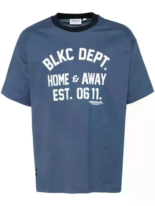 CHOCOOLATE Graphic-print T-shirt - Blue