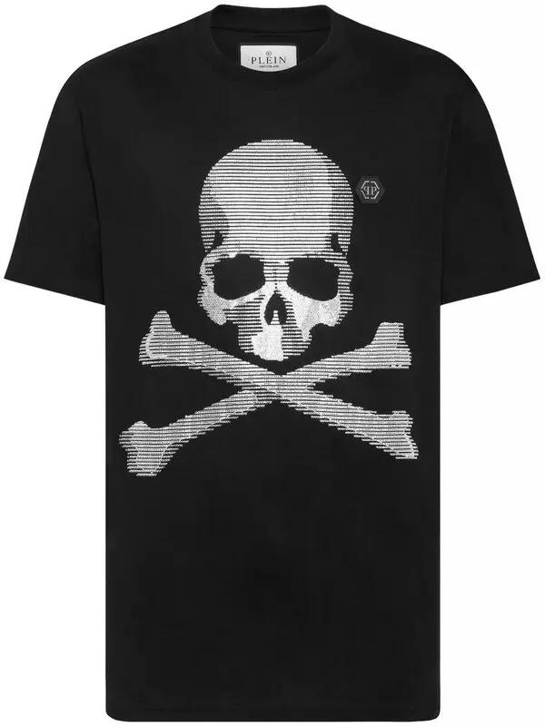 Philipp Plein Skull-print Short-sleeve T-shirt - Black