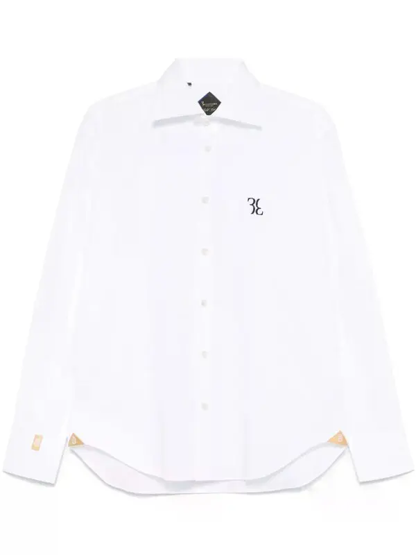 BILLIONAIRE Logo-embroidered Shirt