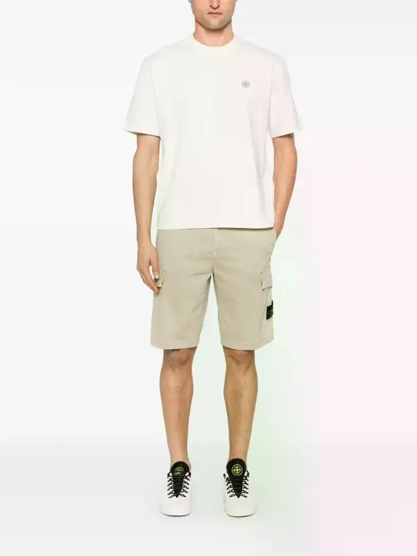 Stone Island Compass-badge Cargo Shorts - Neutrals