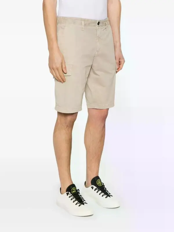 Stone Island Compass-badge Cargo Shorts - Neutrals