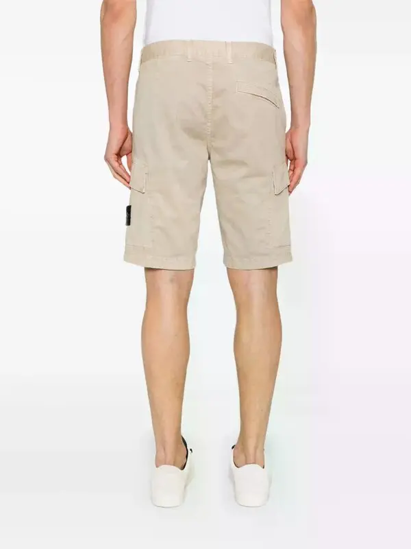 Stone Island Compass-badge Cargo Shorts - Neutrals