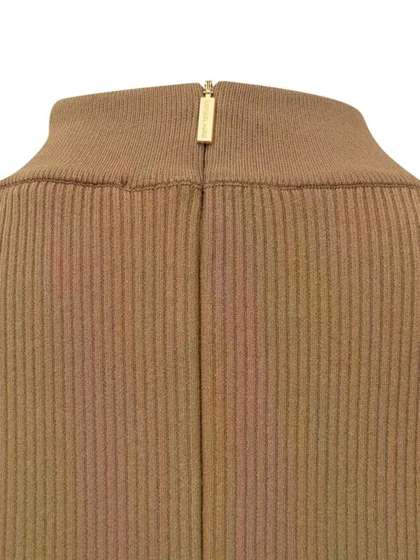 Michael Kors Mock-neck Ribbed Jumper