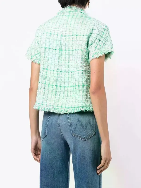 Shiatzy Chen Bead-embellished Tweed Jacket