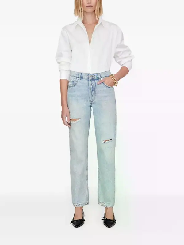 ANINE BING Ripped Jeans - Blue