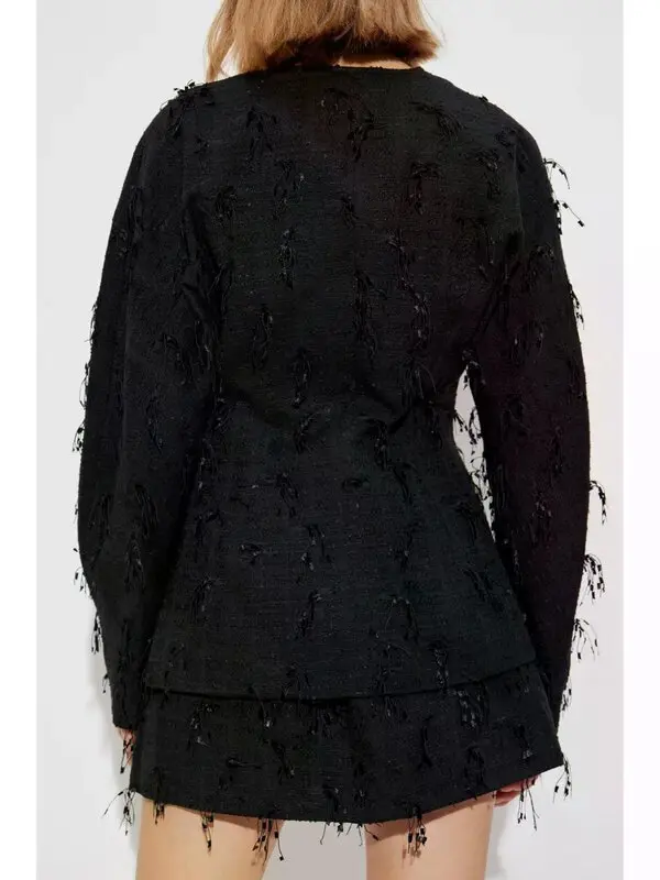 GANNI Tweed Blazer