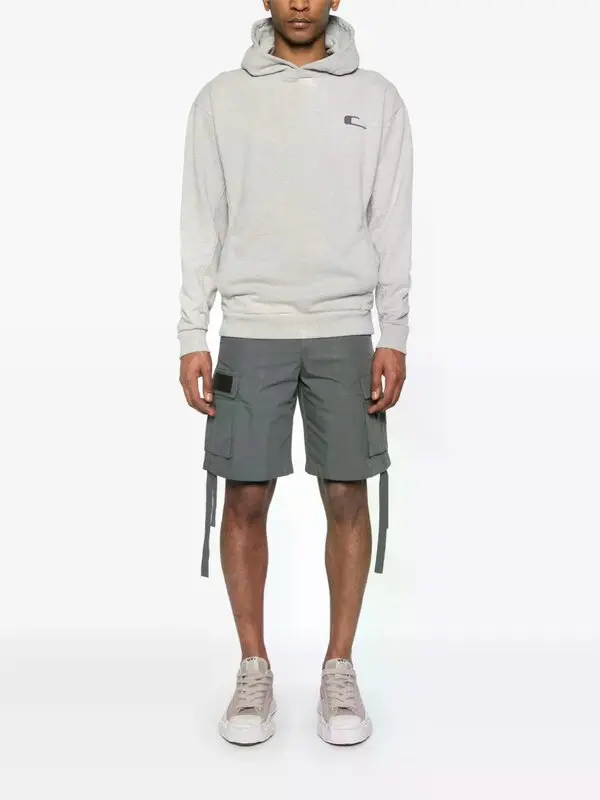 CARRER Cotton Cargo Shorts - Grey