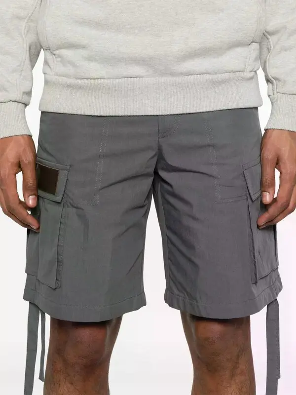 CARRER Cotton Cargo Shorts - Grey