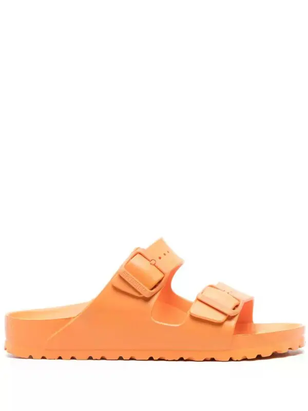 BIRKENSTOCK Arizona Decorative-buckle Slides - Orange