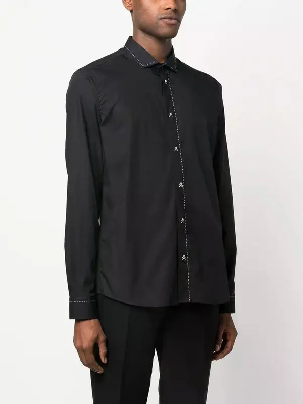 Philipp Plein Contrast Stitch Shirt