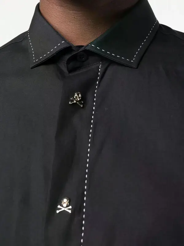 Philipp Plein Contrast Stitch Shirt