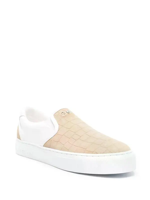 HIDE&JACK Fuji Croco Sneakers - Neutrals