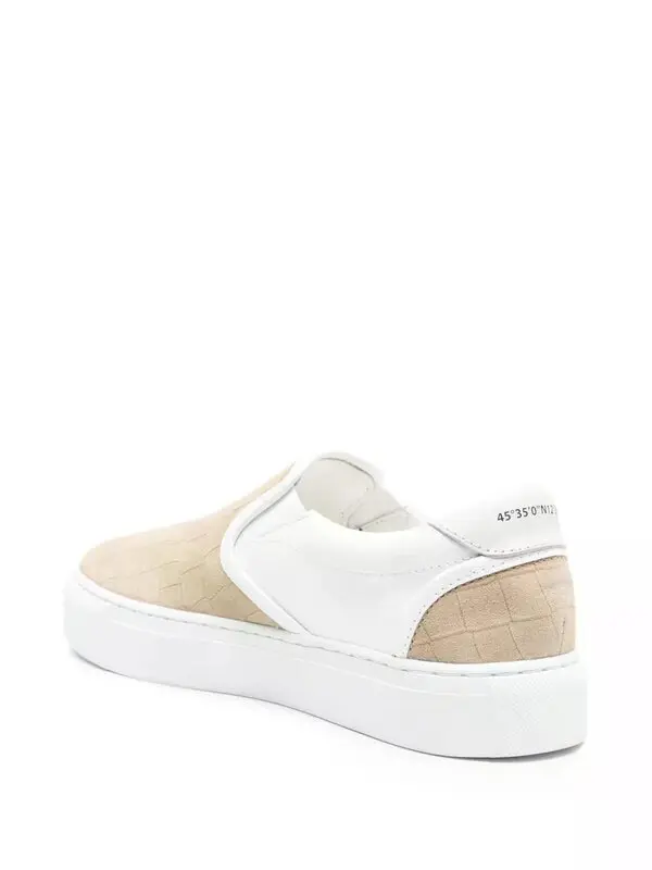 HIDE&JACK Fuji Croco Sneakers - Neutrals