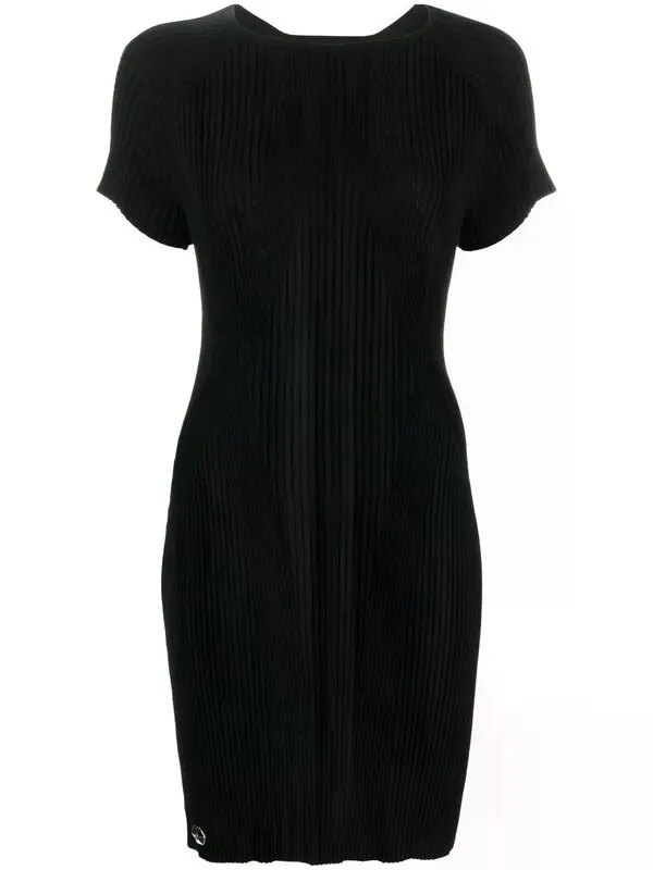 Philipp Plein Logo-plaque Ribbed T-shirt Dress