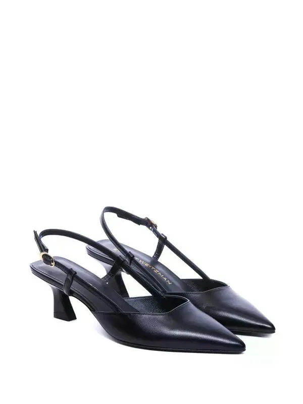 STUART WEITZMAN 50mm Vinnie Slingback Pumps - Black