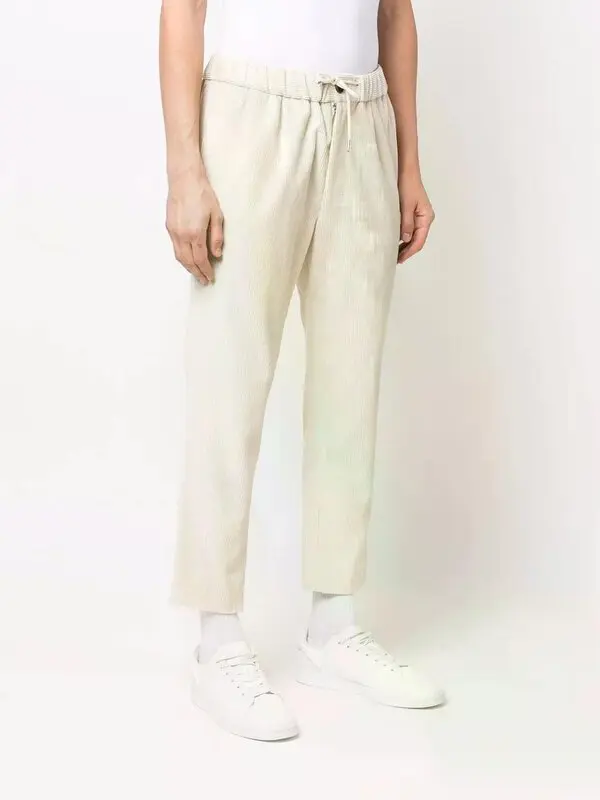 AMI Paris Drawstring-waist Corduroy Trousers
