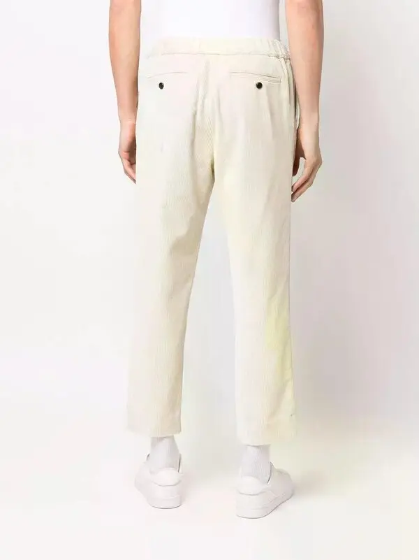 AMI Paris Drawstring-waist Corduroy Trousers
