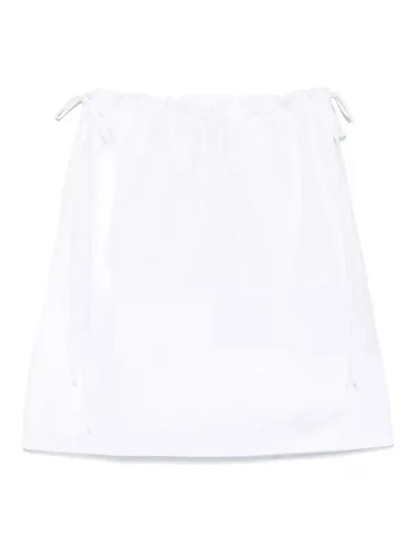 TOTEME Drawstring-waist Skirt - White