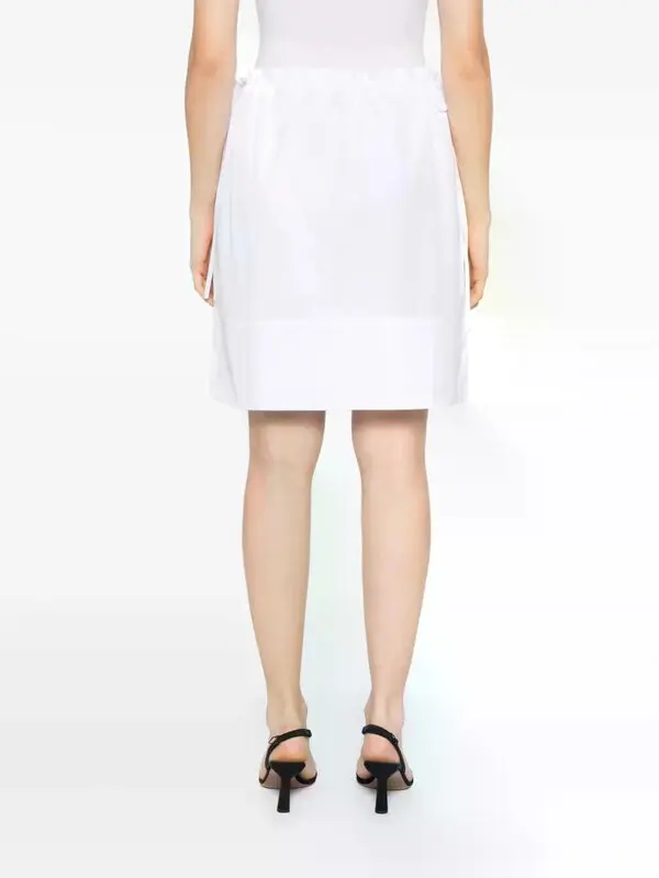 TOTEME Drawstring-waist Skirt - White