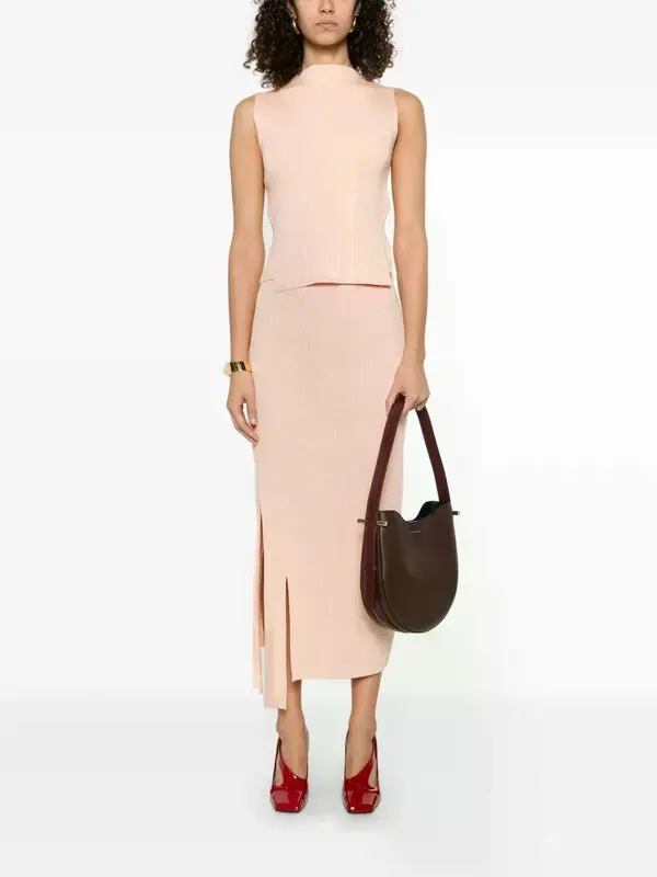Victoria Beckham Ribbed-knit Maxi Skirt