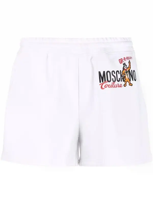 Moschino X Kellog's Logo-printed Track Shorts