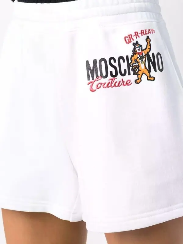 Moschino X Kellog's Logo-printed Track Shorts