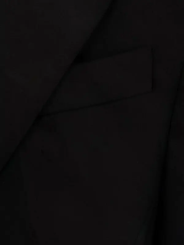 Roberto Cavalli Single-breasted Cady-texture Blazer - Black