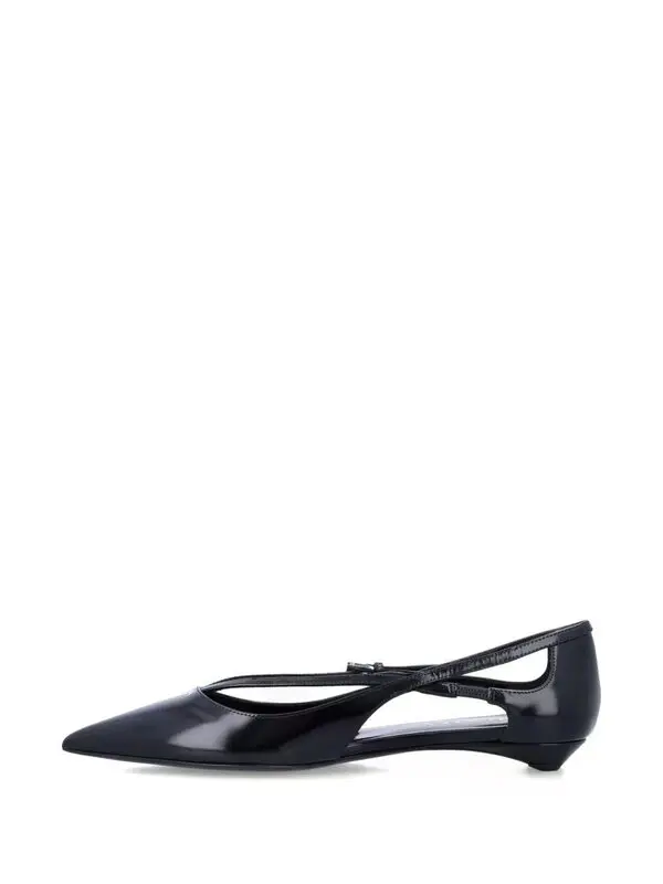 Prada Cut-out Ballerina Shoes