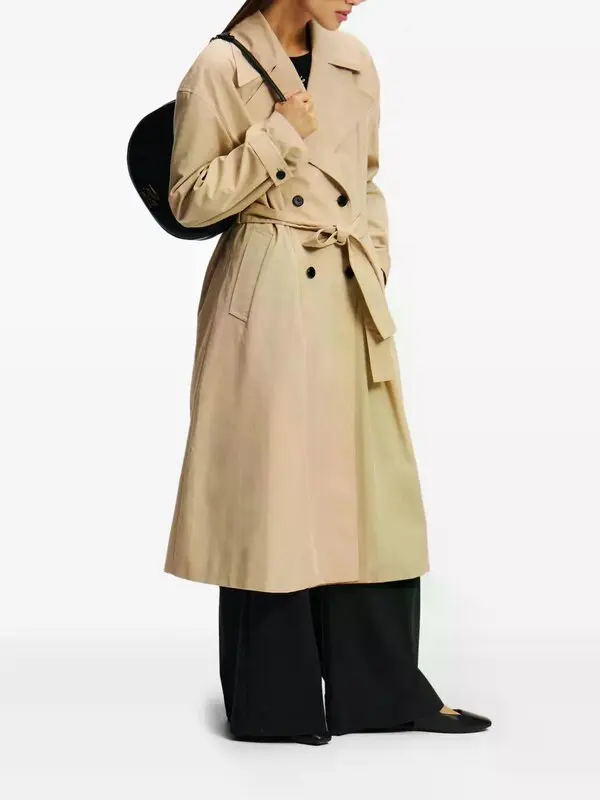 Karl Lagerfeld Cotton-blend Trench Coat