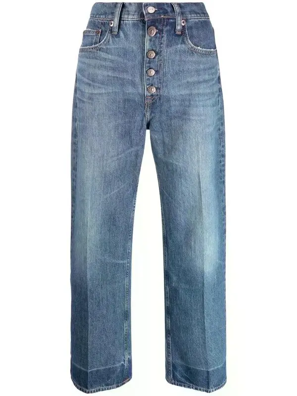 Polo Ralph Lauren Wide-leg Cropped Jeans