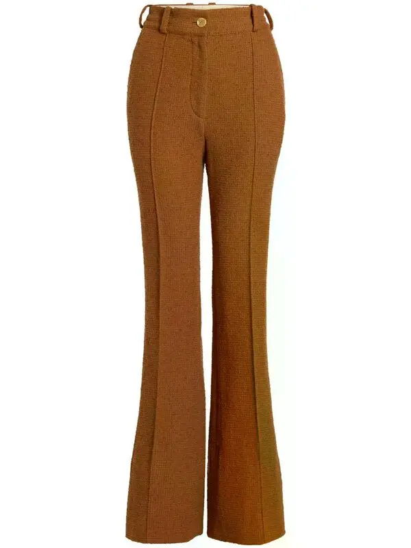 PATOU Tweed Flared Trousers