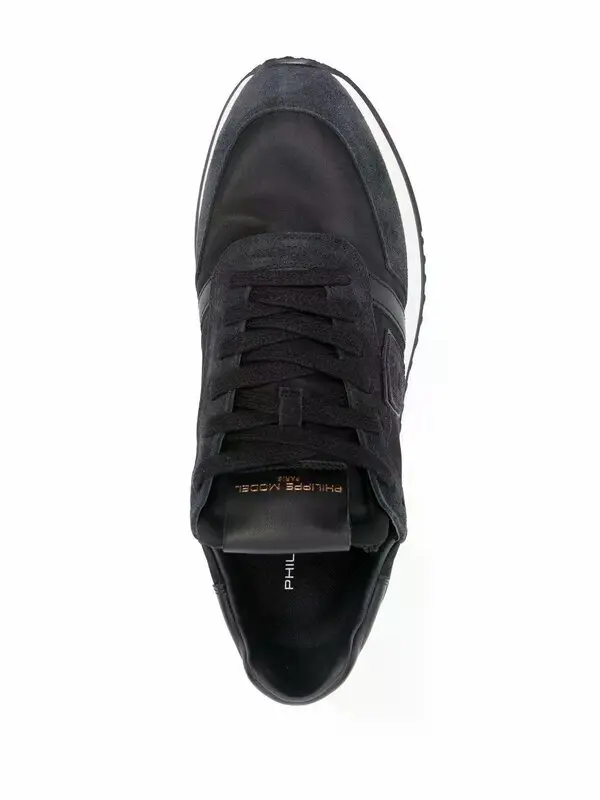Philippe Model Low-top Lace-up Sneakers - Black