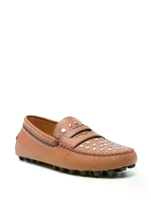 TOD'S Stud-embellished Loafers