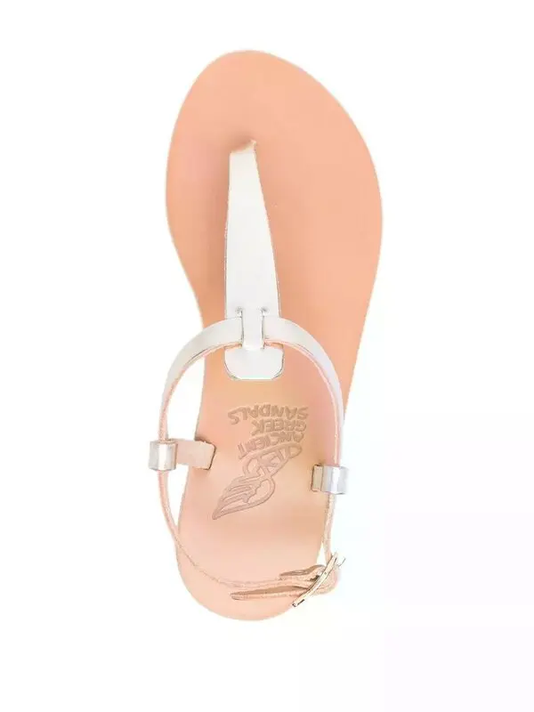 ANCIENT GREEK SANDALS Logo Open-toe Sandals - Gold