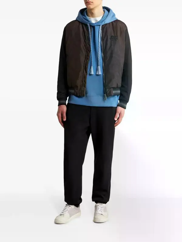 Etro Paisley-print Panelled Bomber Jacket