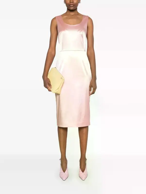 Dolce & Gabbana Satin Midi Dress