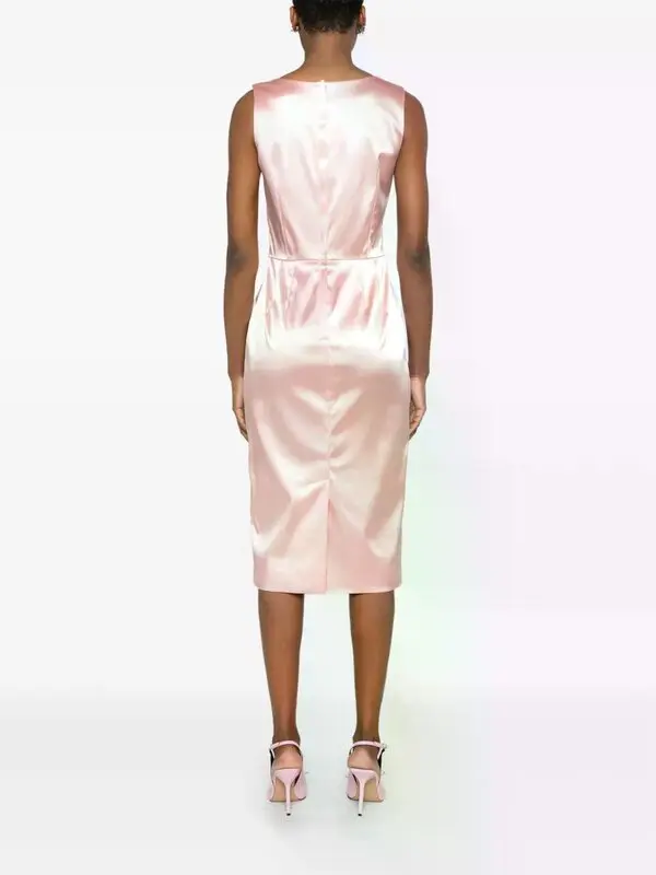 Dolce & Gabbana Satin Midi Dress