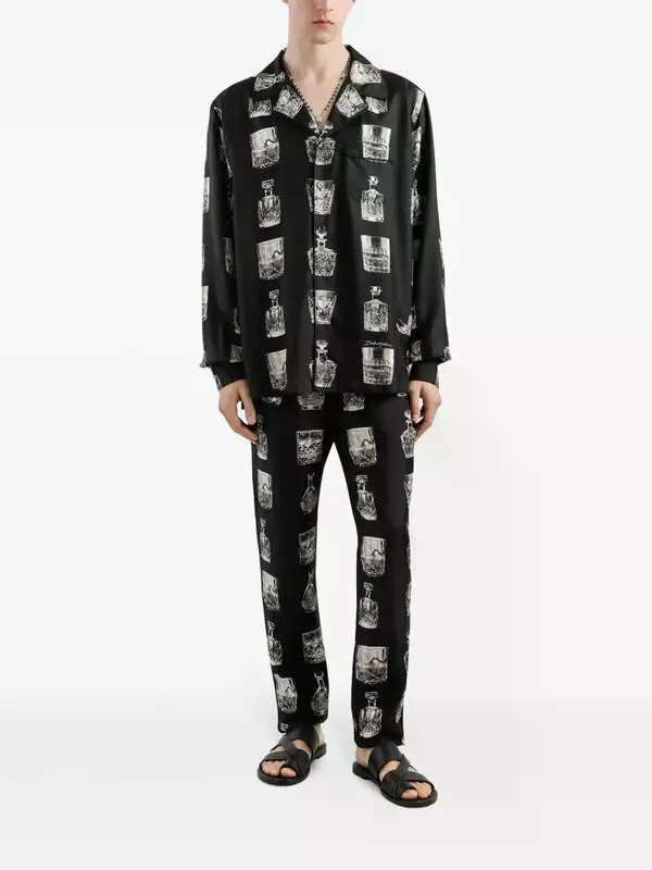 Dolce & Gabbana Liquor-print Shirt