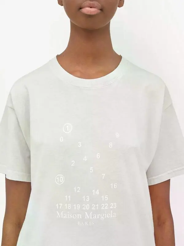 MAISON MARGIELA Numeric Logo-print T-shirt