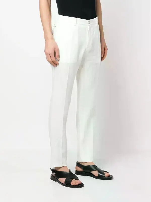 Dolce & Gabbana Mid-rise Tailored Trousers - White