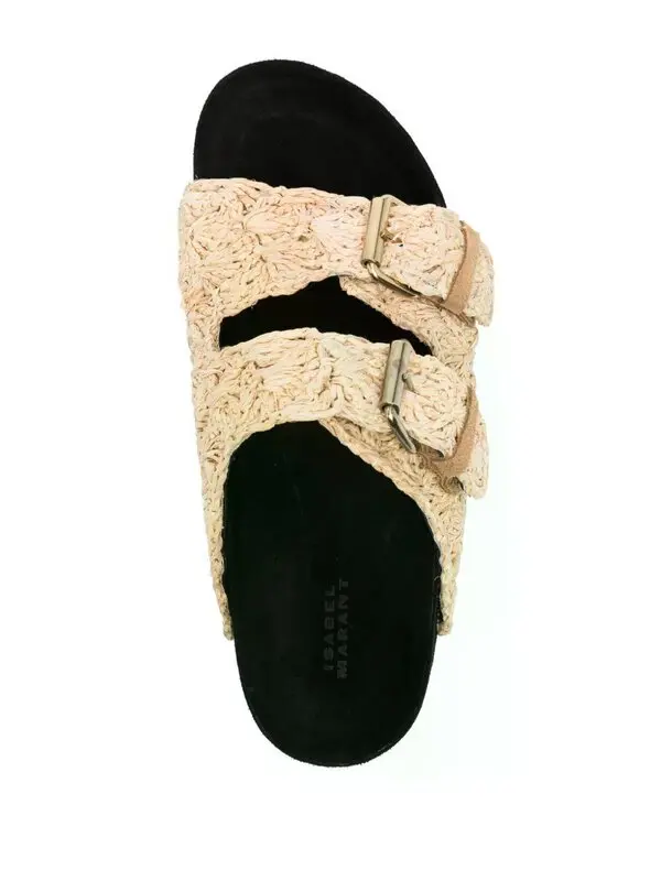 Isabel Marant Étoile Lennyo Raffia Sandals