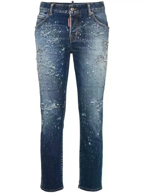 Dsquared2 Distressed Slim-leg Jeans