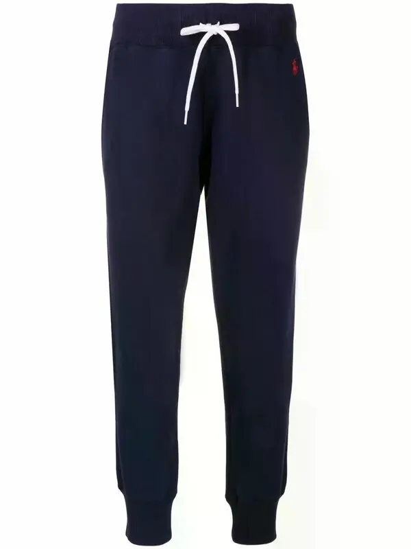 Polo Ralph Lauren Cotton Blend Tapered Track Trousers - Blue