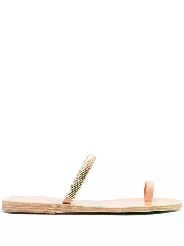 ANCIENT GREEK SANDALS Konaki Toe-strap Sandals - Neutrals