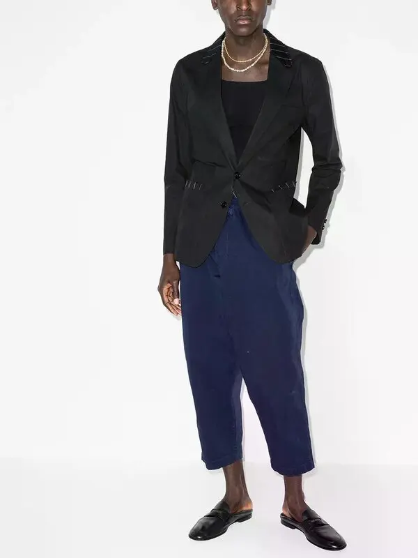 Dolce & Gabbana Stripe-trim Single-breasted Blazer