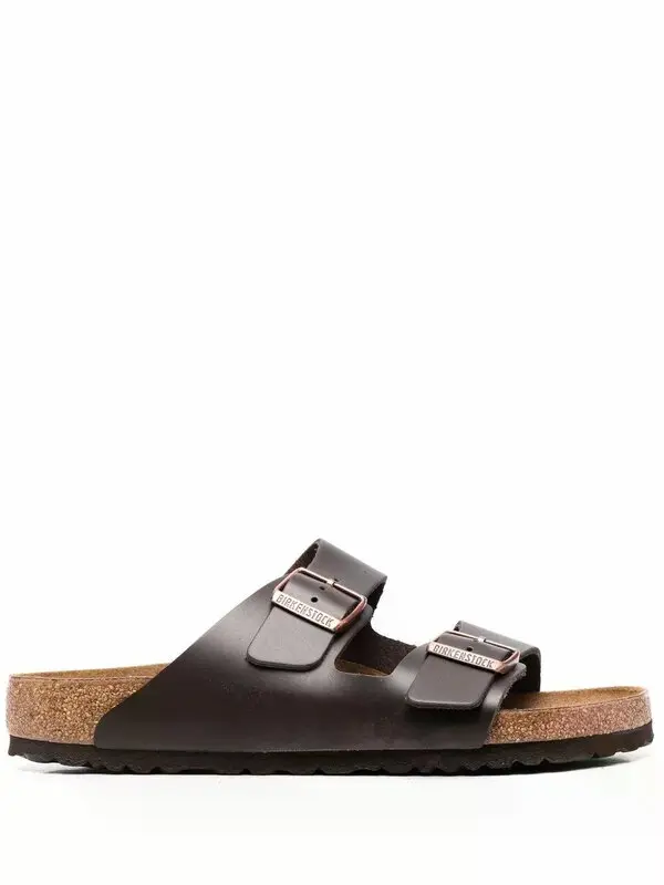 BIRKENSTOCK Arizona Leather Sandals - Brown